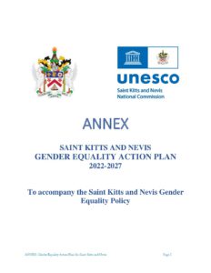 SKN National Gender Equality Action Plan 2022-2027 – The Government of ...
